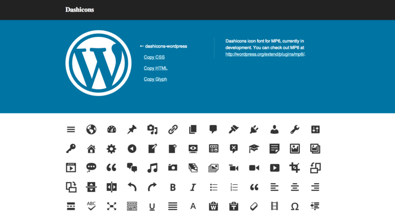 Использование иконок Dashicons в WordPress - WP Magazine